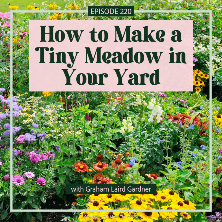 How to Make a Tiny Meadow in Your Yard with Graham Laird Gardner, Ep ...